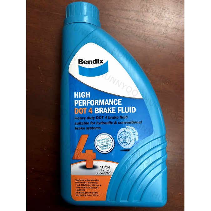 BENDIX HIGH PERFORMANCE DOT4 BRAKE FLUID 1L | Shopee Malaysia