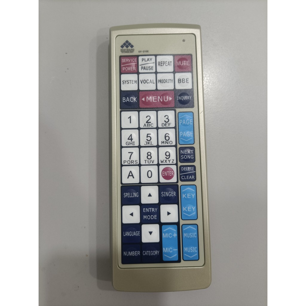 Best Sound Technology KTV Remote Control KV-210E | Shopee Malaysia