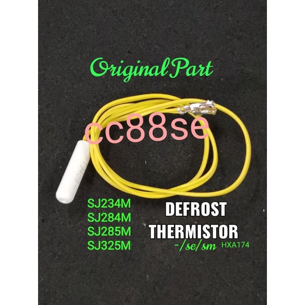 SHARP REFRIGERATOR DEFROST THERMISTOR DEFROST SENSOR SJ-224M SJ-284M SJ ... SHARP REFRIGERATOR DEFROST THERMISTOR DEFROST SENSOR SJ-224M SJ-284M SJ ...