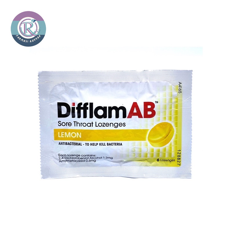 Difflam AB Sore Throat Lozenges Lemon 6's | Shopee Malaysia