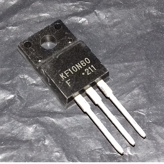 (2286) KF10N60 KF10N60F TO-220F 600V 6A N-CHANNEL POWER MOSFET | Shopee Malaysia