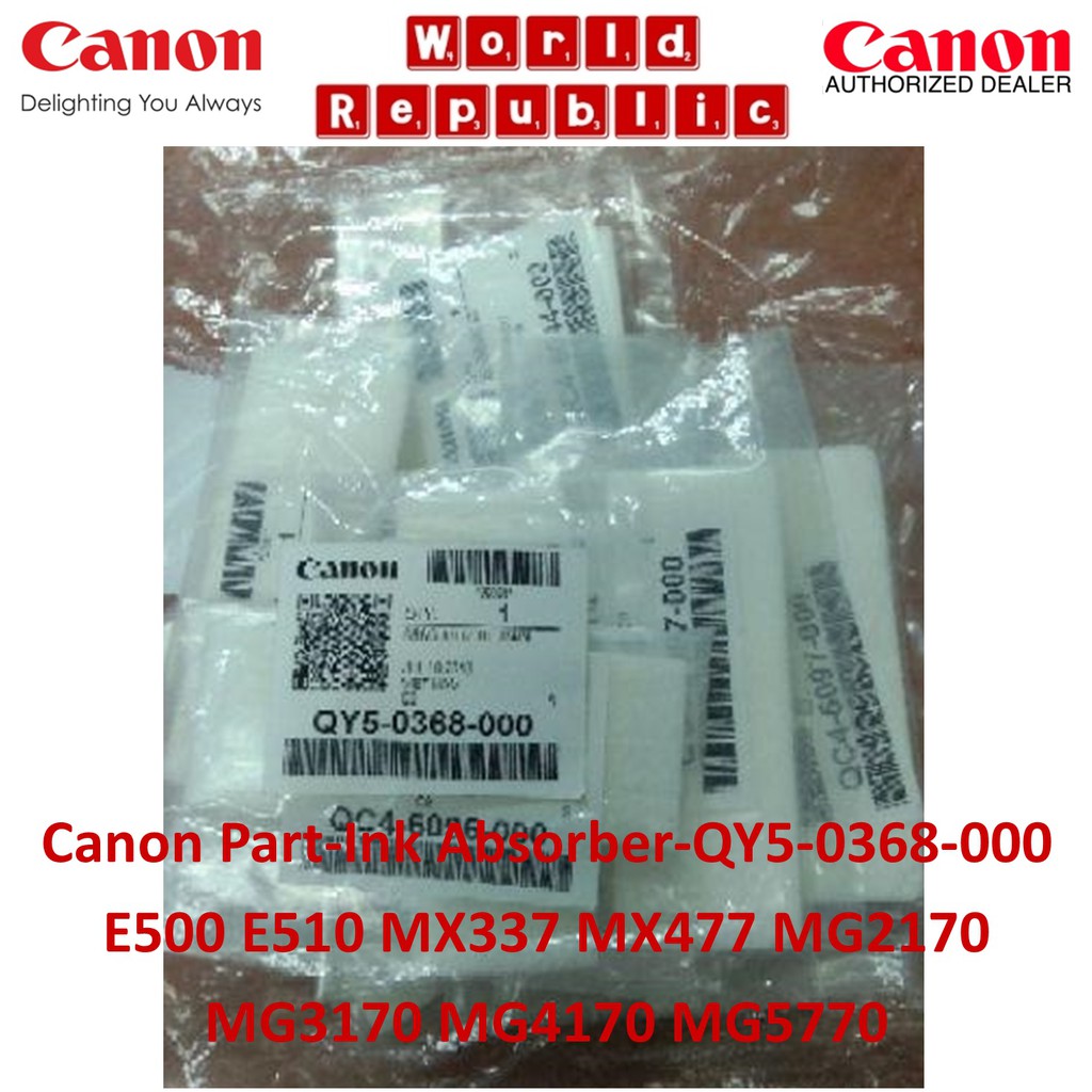 CANON QY5-0368-000 WASTE INK ABSORBER For E500 E510 MX337 MX477 MG2170 ...