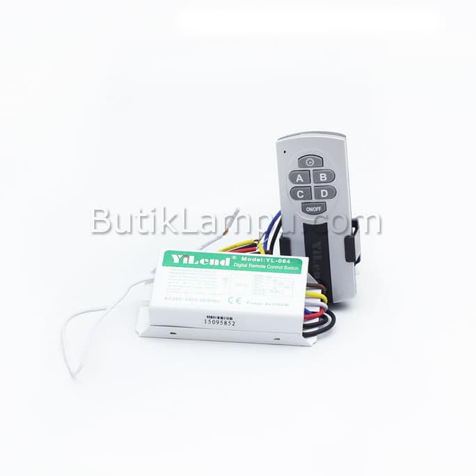 Open Ds) Remote Control Switch 4 Way Switch - Yilend 4 Channel | Shopee ...