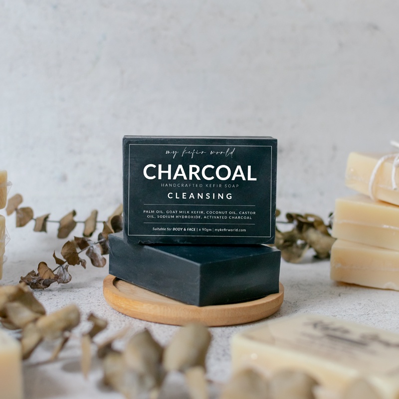 Handmade Kefir Soap [Charcoal] | Shopee Malaysia