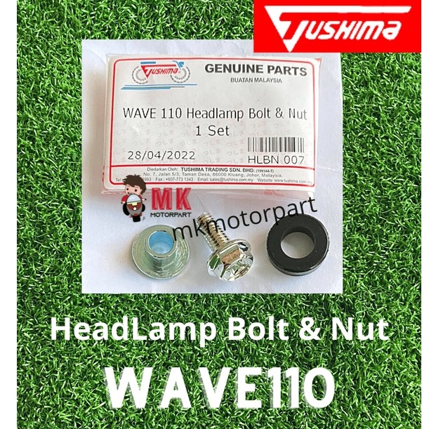 (Tushima) Honda WAVE110 Head Lamp Bolt Nut SCREW / Skru Nat Lampu ...