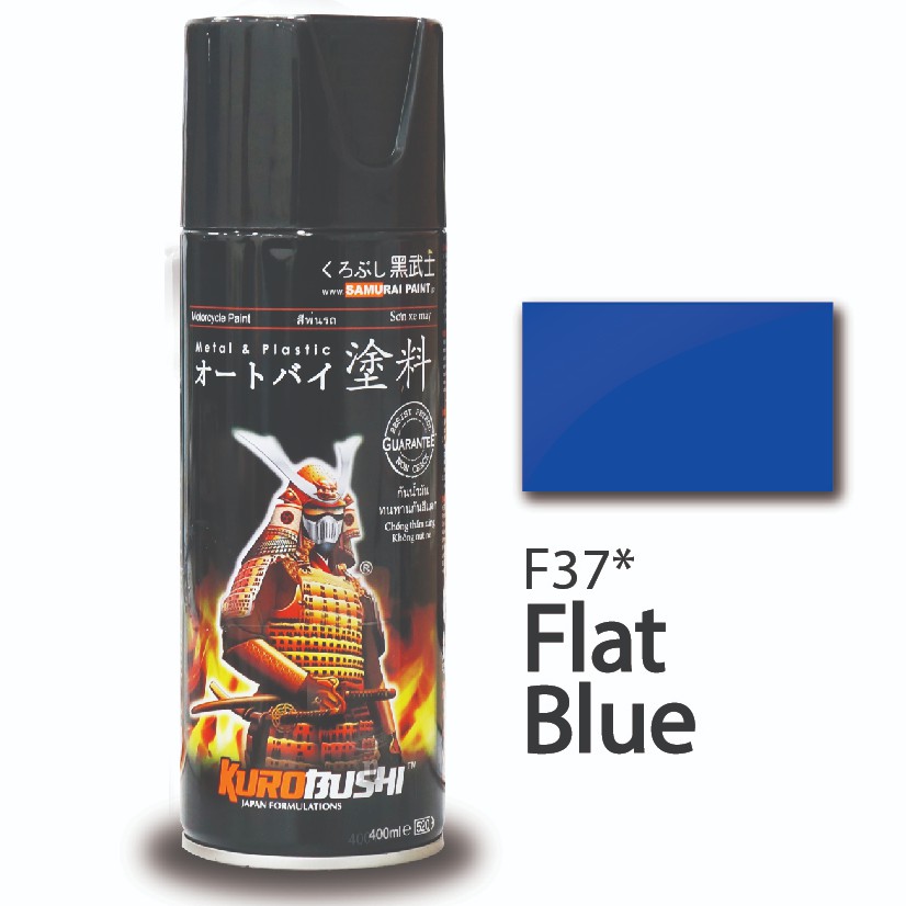 Samurai Spray Paint Standard Color (Flat Blue) | Shopee Malaysia