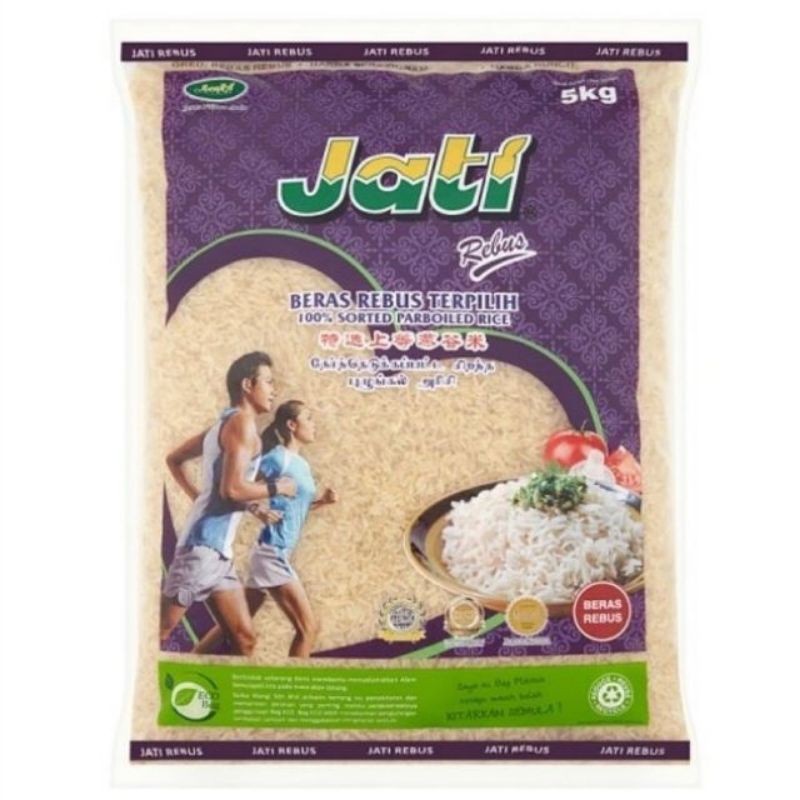 Jati Beras Rebus Terpilih 5kg (Parboiled Rice) | Shopee Malaysia