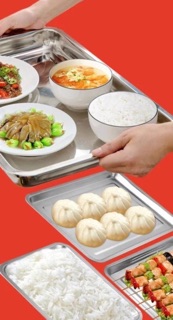 🔥🔥Stainless Steel Food Tray / Bekas Makanan / Multipurpose Tray/ Baking ...