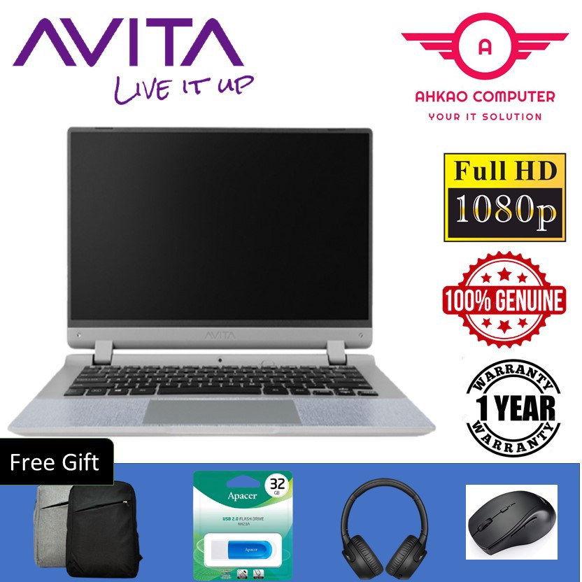 AVITA ESSENTIAL 14 (CELERON N4020/4GB RAM/256GB SSD/W10HS/) Laptop ...