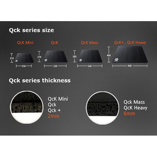 SteelSeries Qck mini/Qck/Qck+/Qck Heavy/Qck XXL/Qck 3XL Mousepad ...