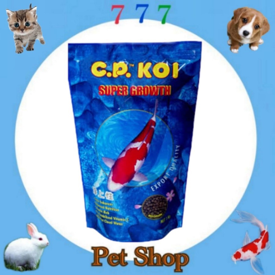Koi Fish Food / Cp Koi Fish Pellet Super Growth Freshpack 1kg | BeeCost