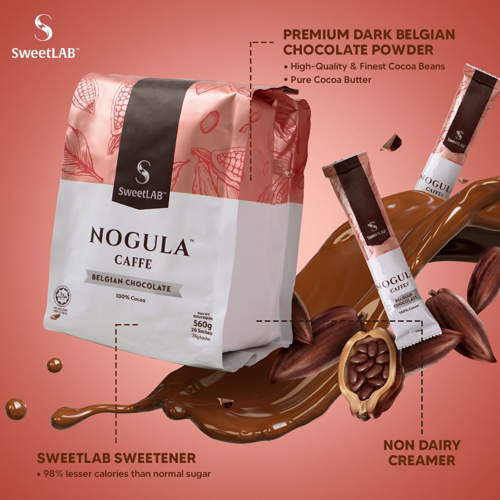 [FREE GIFT Not for sale] SweetLAB Nogula Belgian Chocolate (28g x 1 ...