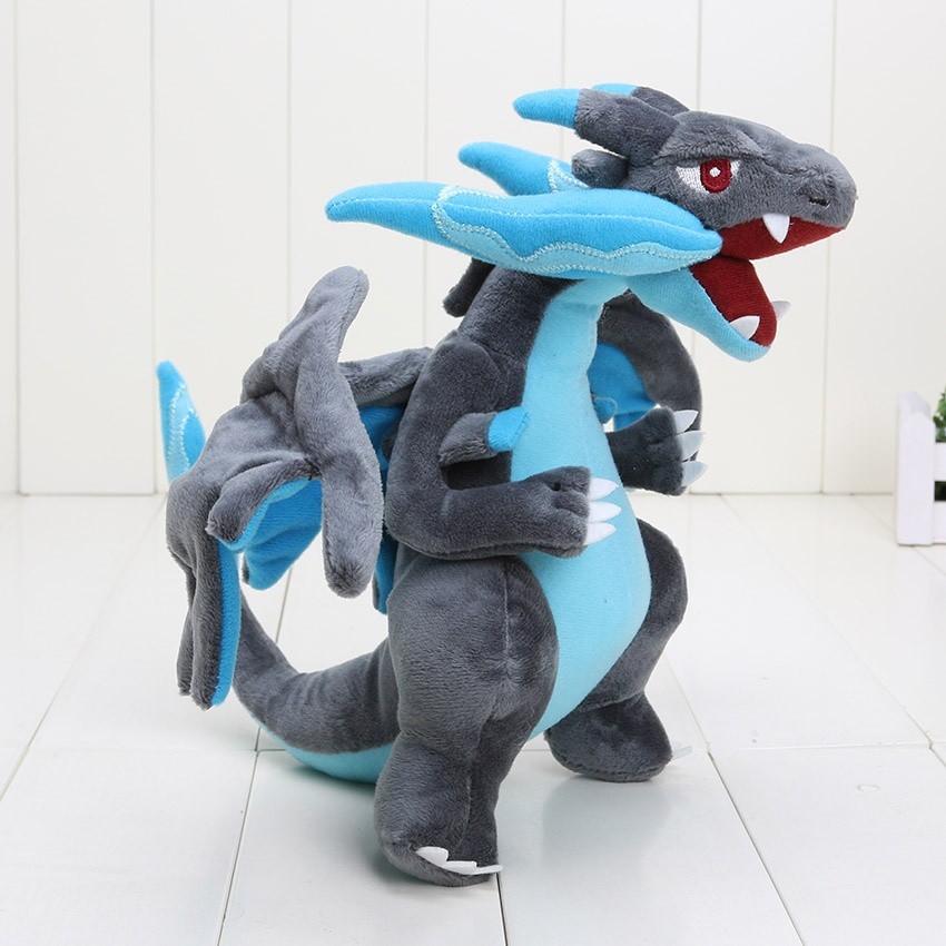 10" Pokemon Charizard X Y Mega Figures Soft Stuffed Plush Doll Wall-e ...