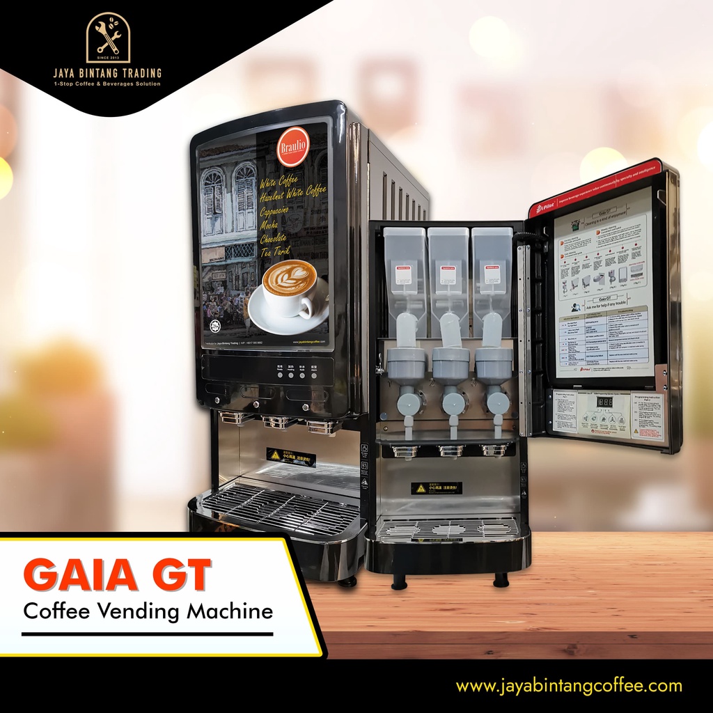 Gaia GT Coffee Vending Machine - 12 Months Warranty | Shopee Malaysia