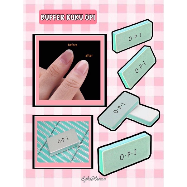 BUFFER KUKU OPI 2in1 | pengilat kuku | Shopee Malaysia