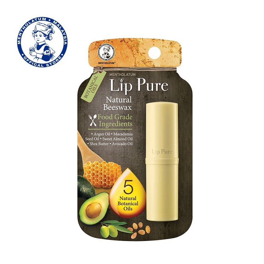 Mentholatum Lip Pure Botanical Oil (4g) | Shopee Malaysia