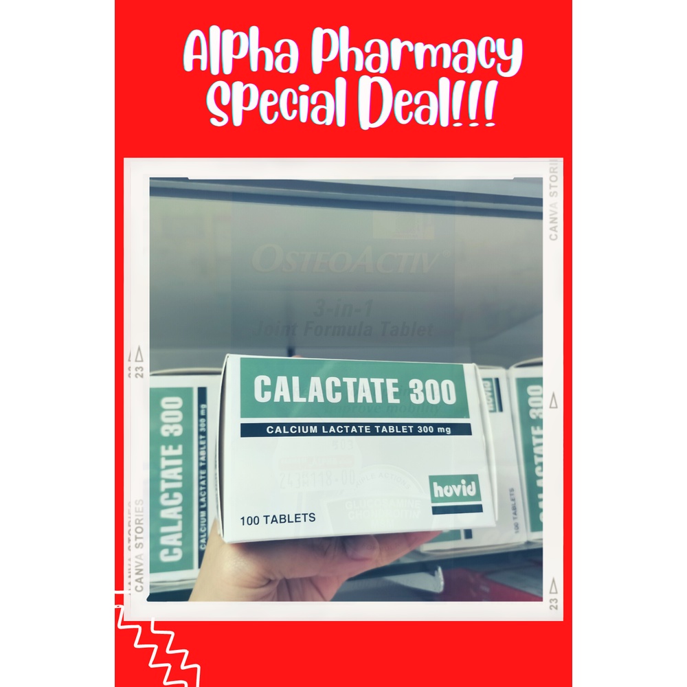 Hovid Calactate Calcium 300mg 100s | Ready Stock | Shopee Malaysia