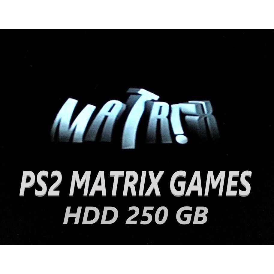 PS2 PLAYSTATION 2 HDD 250 GB Games FOR PS2 Matrix With FULL PS2 games ...