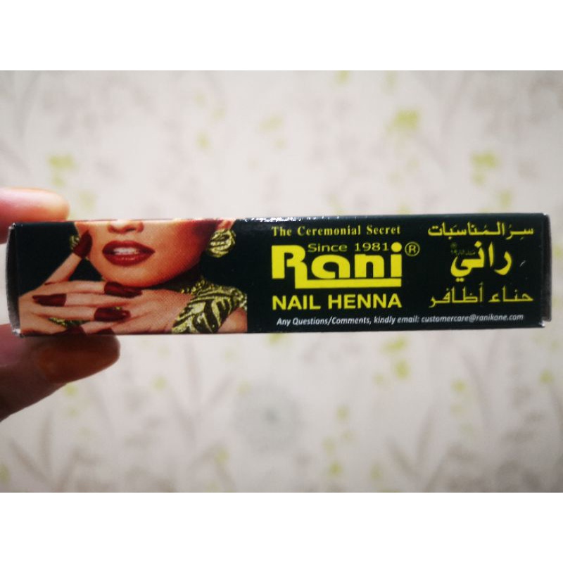 Inai Rani from Saudi Arabia 6g | Shopee Malaysia