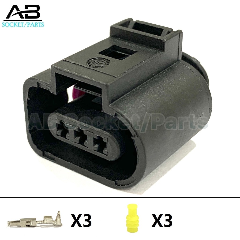 3 Pin Volkswagen Audi Camshaft Cam Sensor (1J0973703) Socket Connector ...