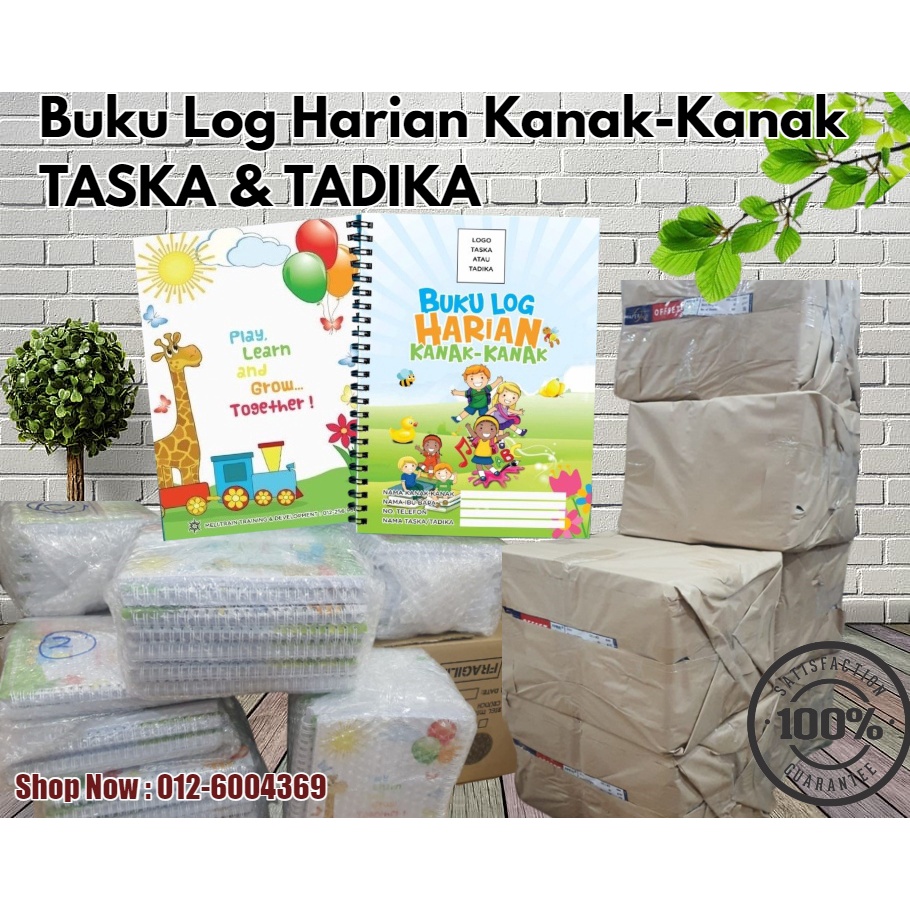BUKU LOG HARIAN KANAK-KANAK TASKA DAN TADIKA | Shopee Malaysia