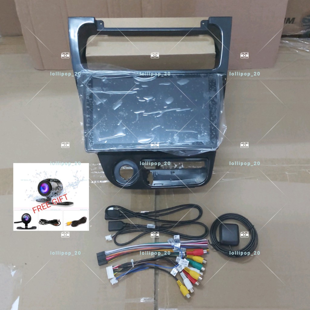 Player Android With Casing Proton Wira Free Reverse Camera | Shopee ...