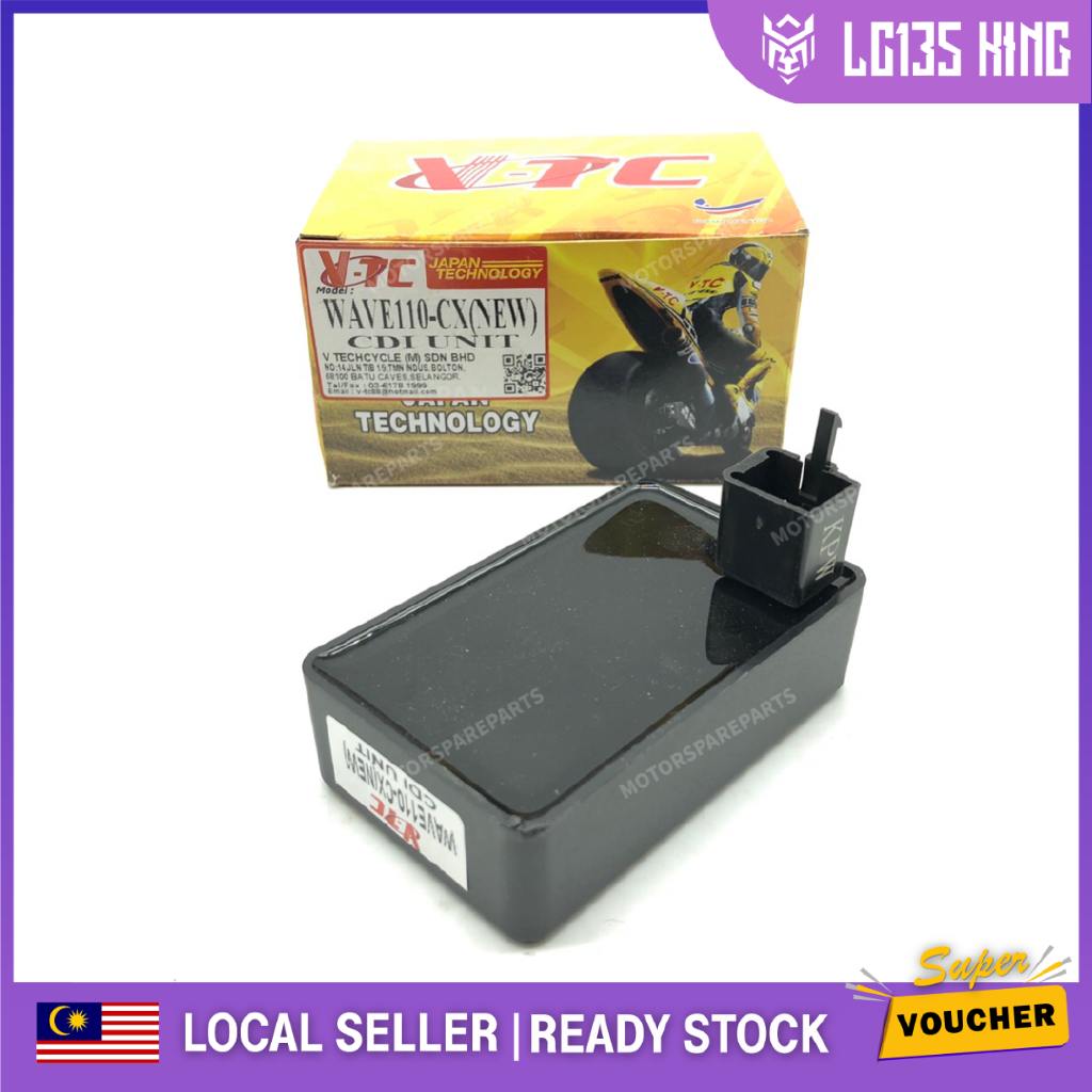 HONDA CX110 WAVE110-CX WAVE ALPHA NEW V3 CDI UNIT STANDARD STD VTC ...