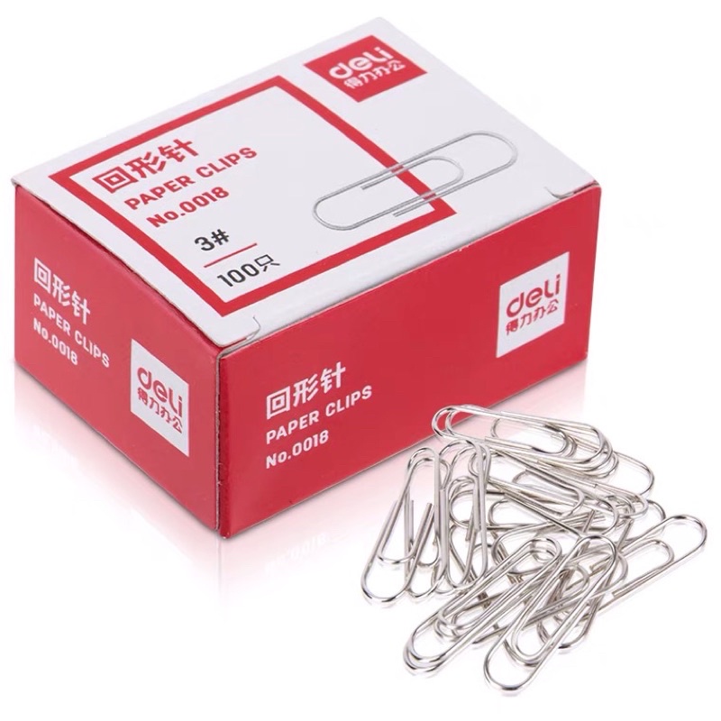Stationary Paper Clips/ Paper Pins 100pcs | Shopee Malaysia