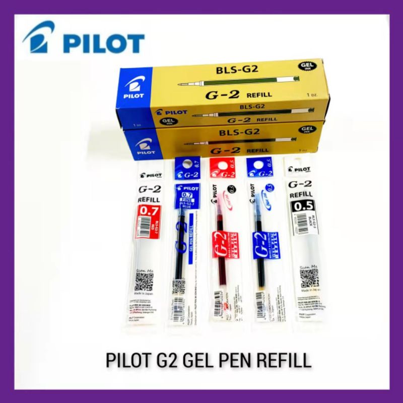 PILOT GEL PEN G2 REFILL 0.5MM/0.7MM | Shopee Malaysia