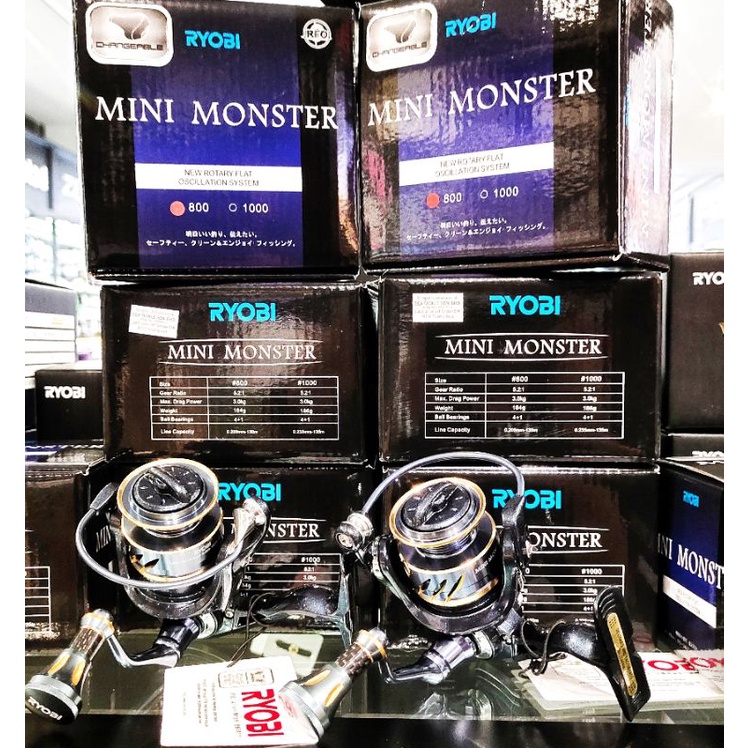 Ready Stock!! RYOBI Mini Monster 800/1000 Spinning Reell | Shopee Malaysia
