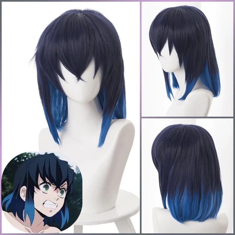 Demon Slayer - Hashibira Inosuke Cosplay Wig | Shopee Malaysia