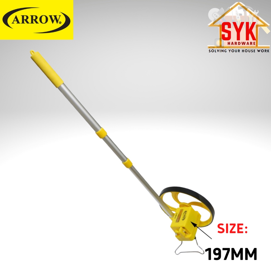 SYK ARROW 8 Inch Counter measuring wheel Pengukur Pembilang Roda A88000 Alat Ukur Jalan Ukur ...