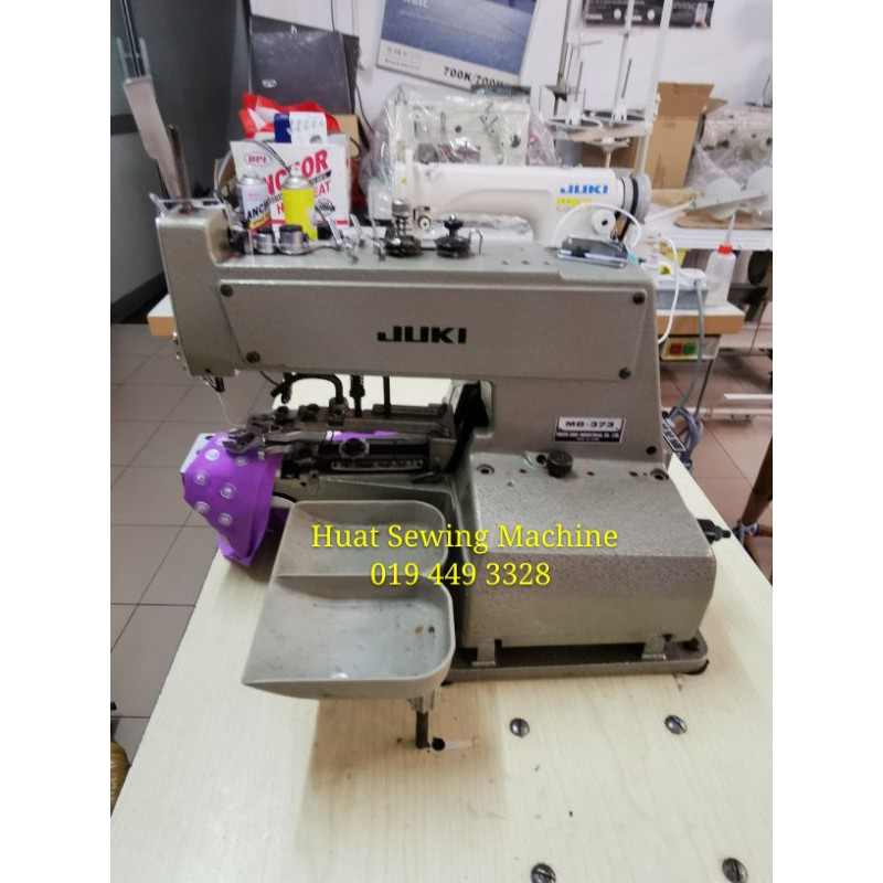 Mesin jahit juki butang/Button Sewing Machine(2nd Hand japan) | Shopee ...