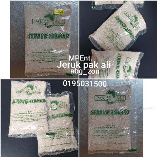 Serbuk asam ko (jeruk pak ali) original / limau-50gm | Shopee Malaysia
