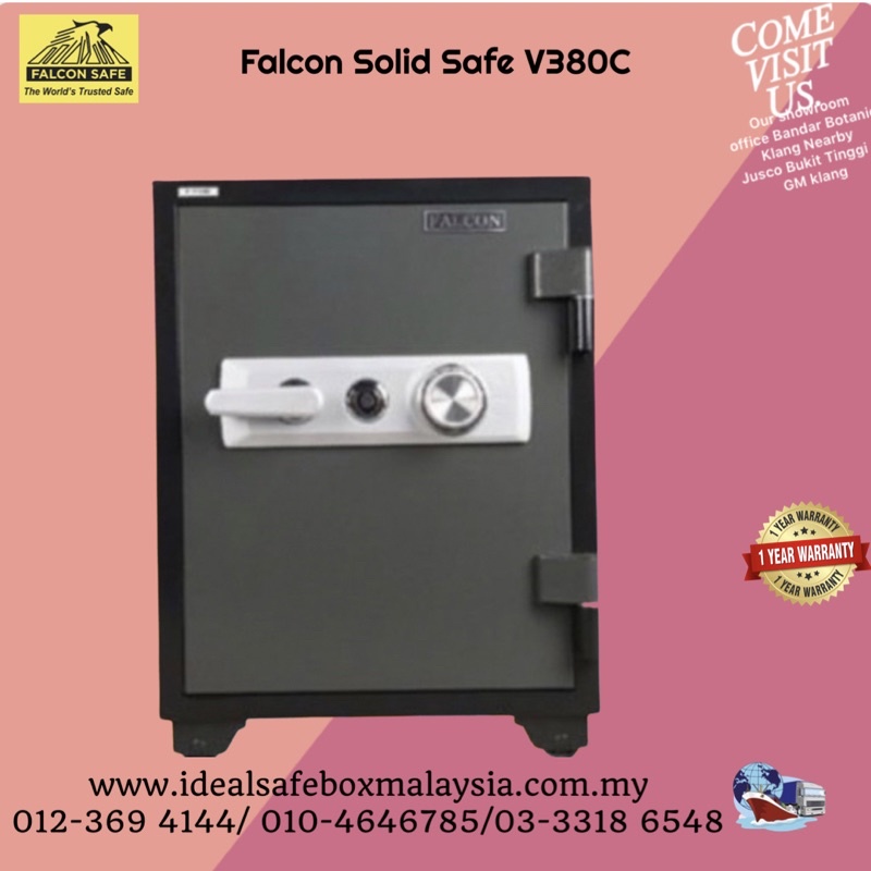 solid safe V100C solid combination lock safety box falcon Falcon Safe ...