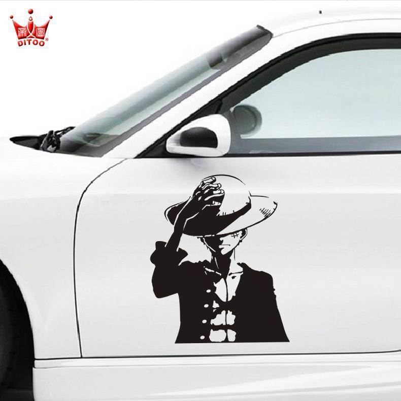 Sticker kereta🔥stiker kereta ☸Pelekat Kereta Ditu Kartun One Piece ...