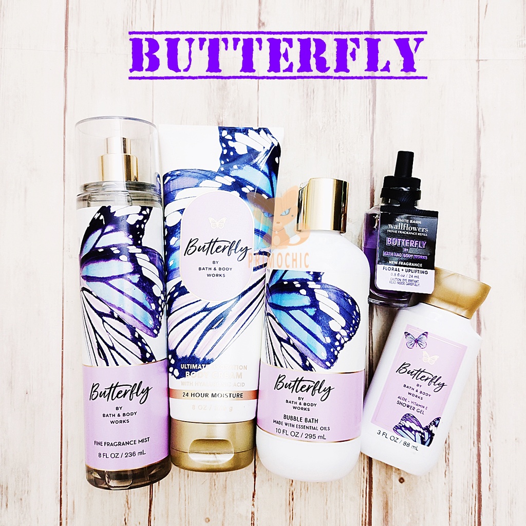 Butterfly Bath & Body Works Fragrance Mist Body Cream Lotion | Shopee ...