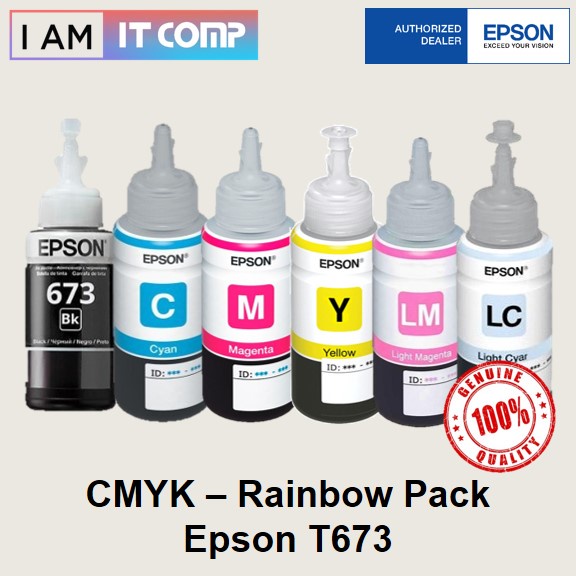 (NEW ARRIVAL 2020) Epson T6731/2/3/4/5/6 SET (RAINBOW PACK) | Shopee ...