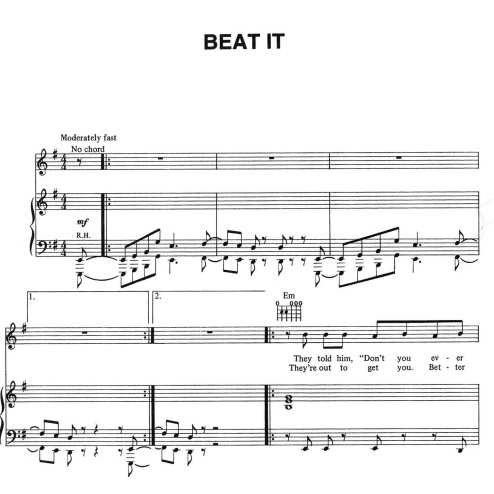 Michael Jackson 30 songs [ Piano sheet PDF/printable ] super valuebuy ...