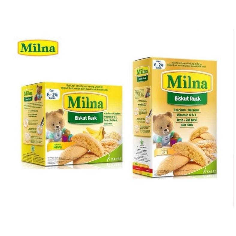 Milna Rusk Baby Biscuit 6m+ | Shopee Malaysia