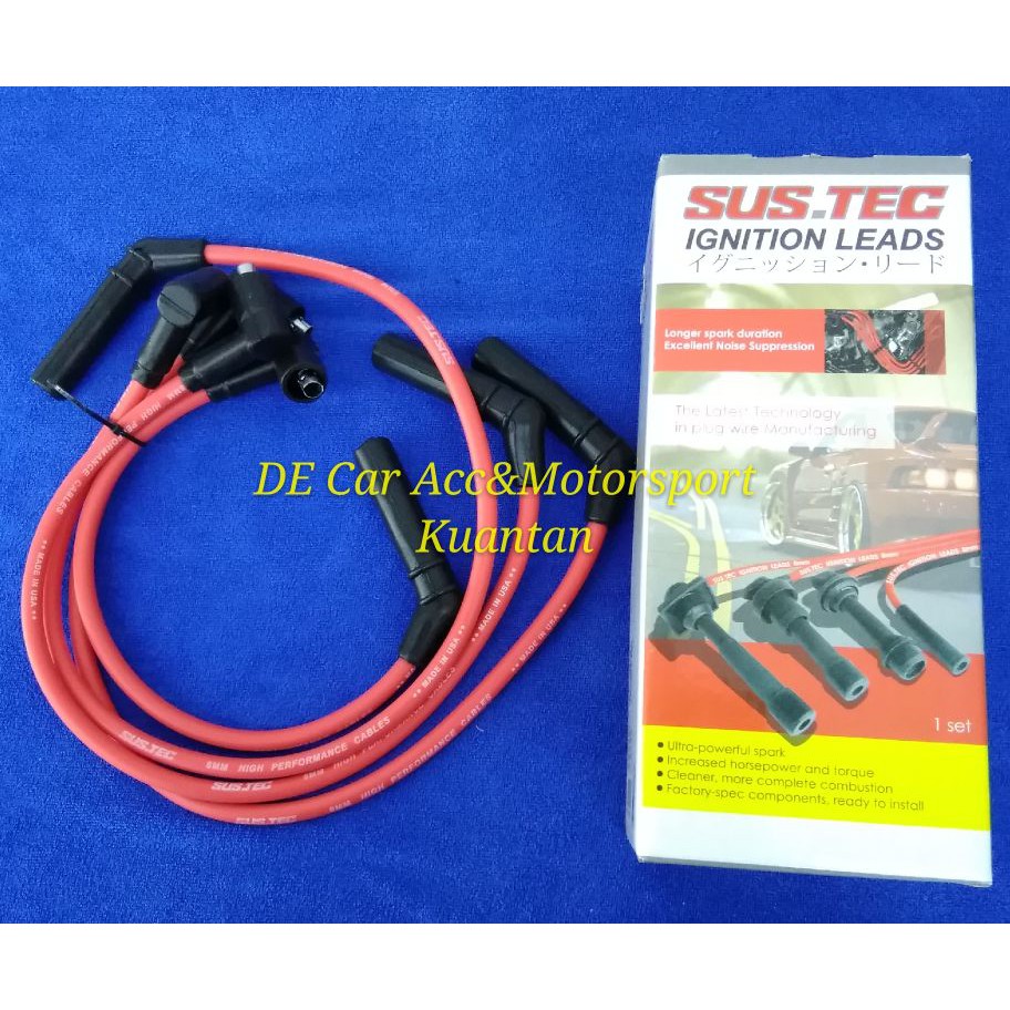 Proton Wira/Satria/Saga 12 Valve&VDO SUSTEC Ignition Leads Spark Plug ...