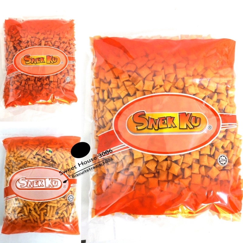 Snek Ku 1KG Keropok Berperisa Ketam Perisa Bawang Biji Cili Perasa Ayam ...