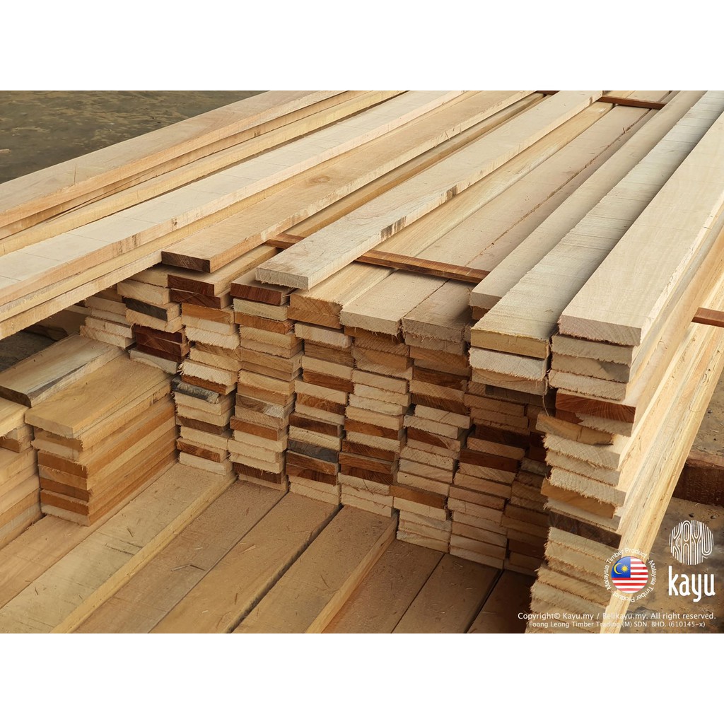 Kayu Balau Solid Wood 1" x 3" (3ft) | Shopee Malaysia