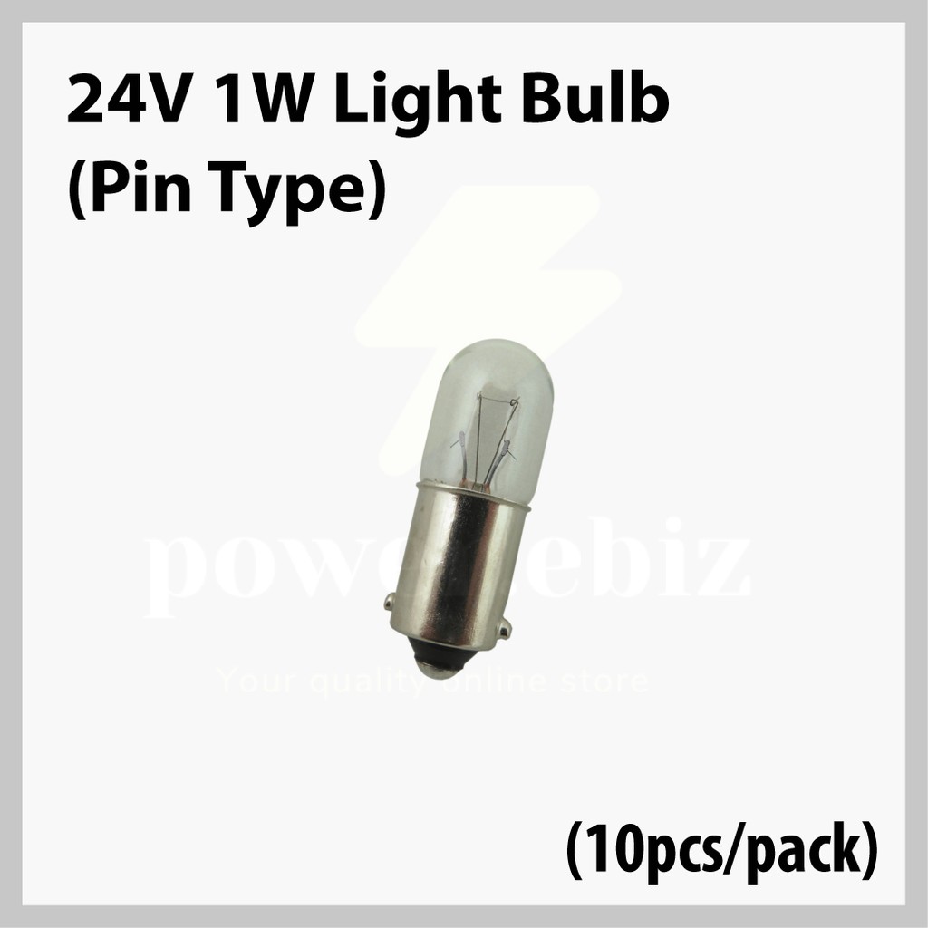 24V 1W Light Bulb Pin Type (10pcs/pack) | Shopee Malaysia