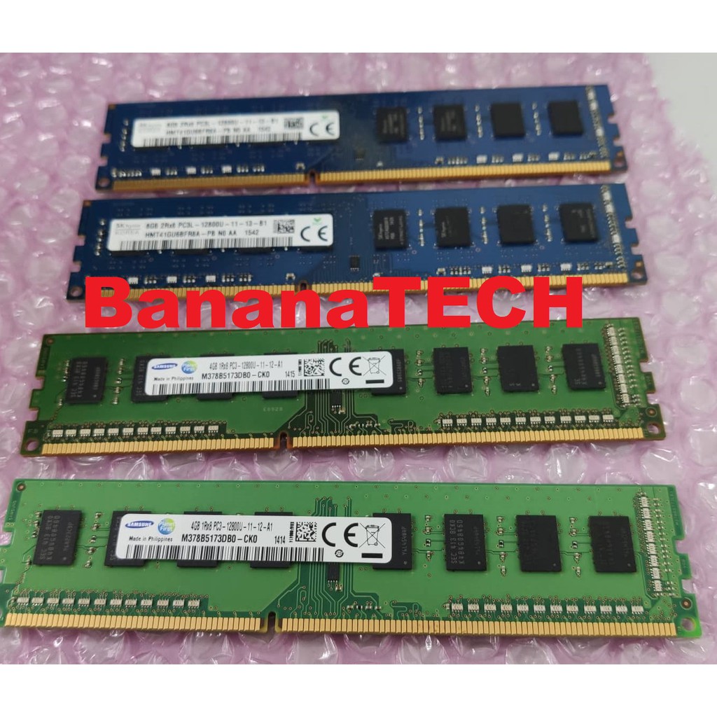 DDR3 12800U 1600MHz Desktop RAM 4GB / 8GB | Shopee Malaysia