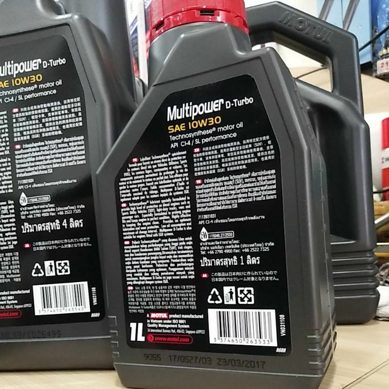 MOTUL D-Turbo Multipower 10w30 Syntheses [1L] | Shopee Malaysia