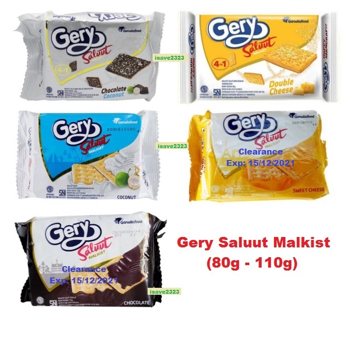 Gery Saluut Malkist (80g - 110g) - 5 Flavours | Shopee Malaysia