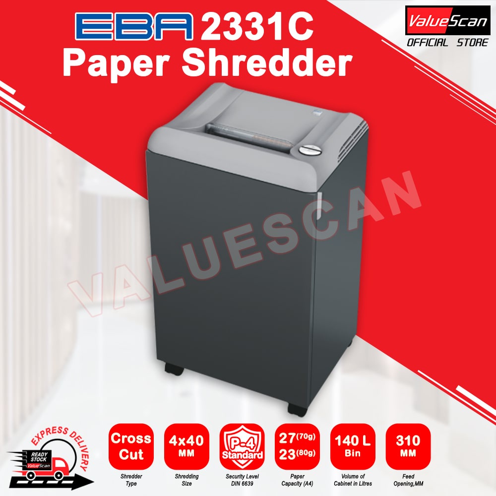 EBA 2331C Paper Shredder Machine (Package No.1) | Shopee Malaysia