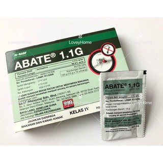 Abate 1.1G Insecticide Mosquito Larvae Killer Racun Serangga Ubat ...
