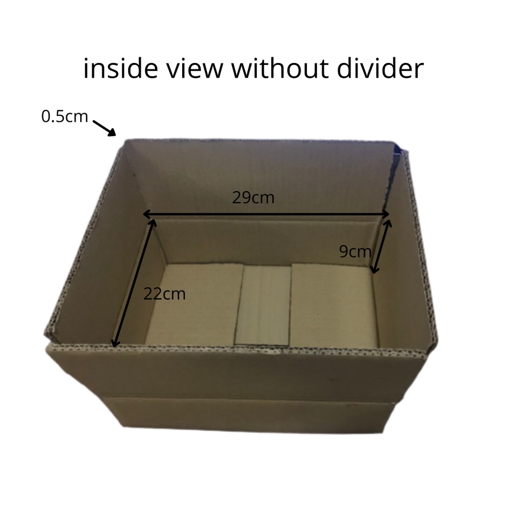 CARDBOARD CARTON PACKAGING BOX KOTAK TEBAL WITH DIVIDER DENGAN ...